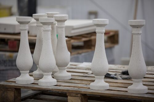 Cast Stone Portico and Balustrade | Cast Stone | Vobster Architectural